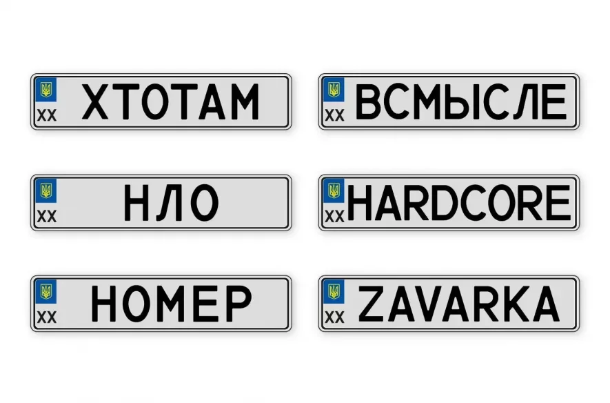 Індивідуальні номерні знаки для авто: яка вартість вашої унікальності у ...